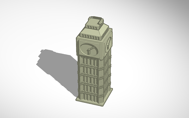 3D design de big ben | Tinkercad