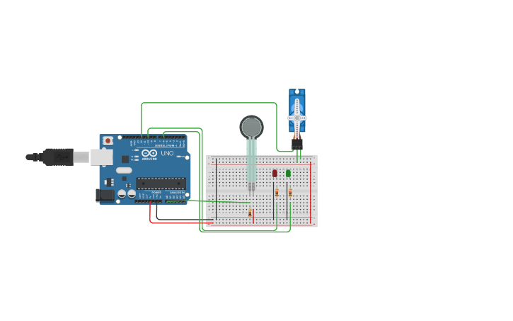 Circuit design ROTATION PLATE - Tinkercad