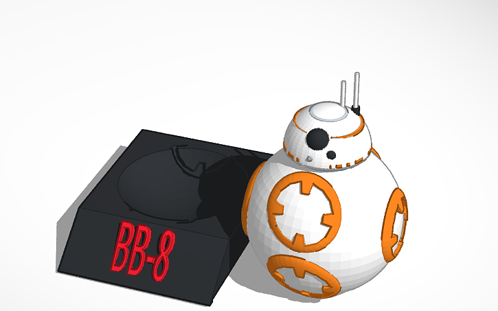 3D design BB-8 package | Tinkercad
