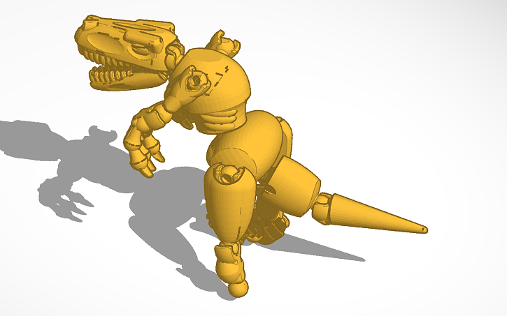 3D design dinosaur - Tinkercad