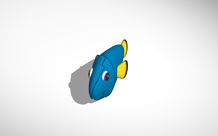 3D design Dory - Tinkercad