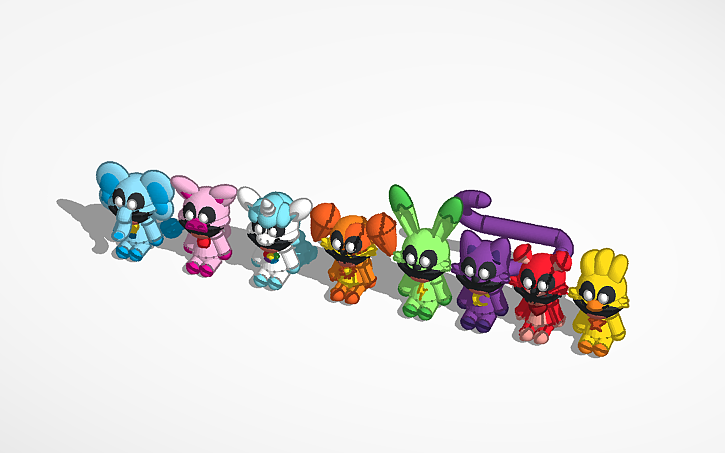 3D design Smiling Critters - Tinkercad