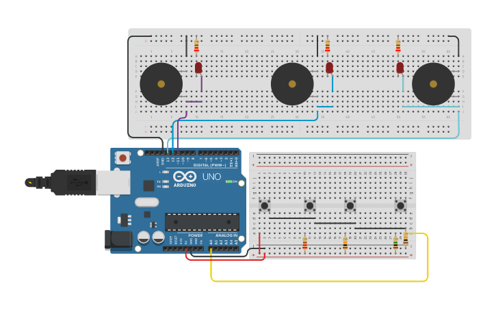 Circuit Design Sistema De Audio Tinkercad