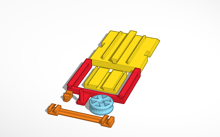 3D design Moving 3d printer model - Tinkercad