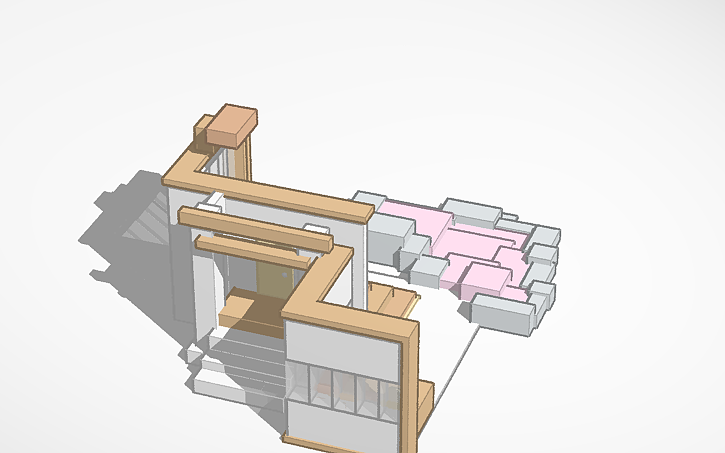 3D design Cute Hideout !! - Tinkercad