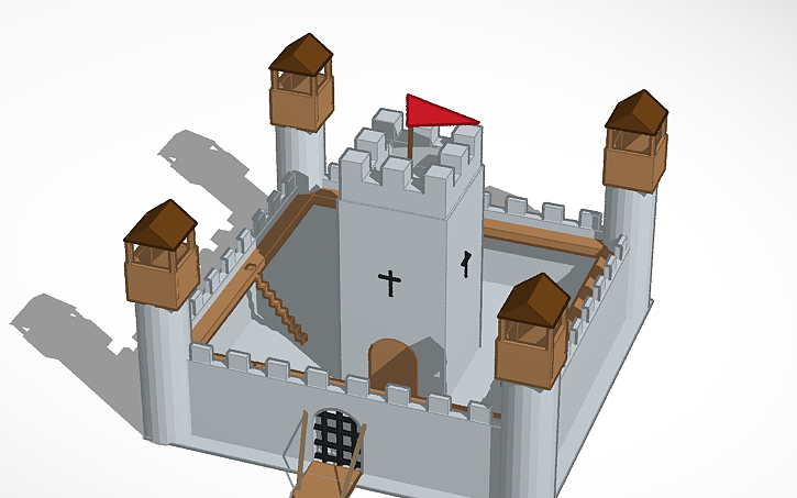 3D design Castle - Tinkercad