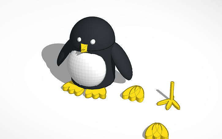 3D design 0308 Penguin | Tinkercad