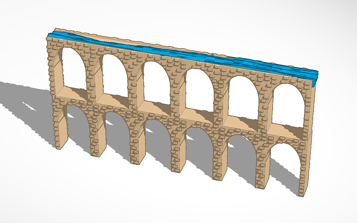 3D design Aqueduct - Tinkercad