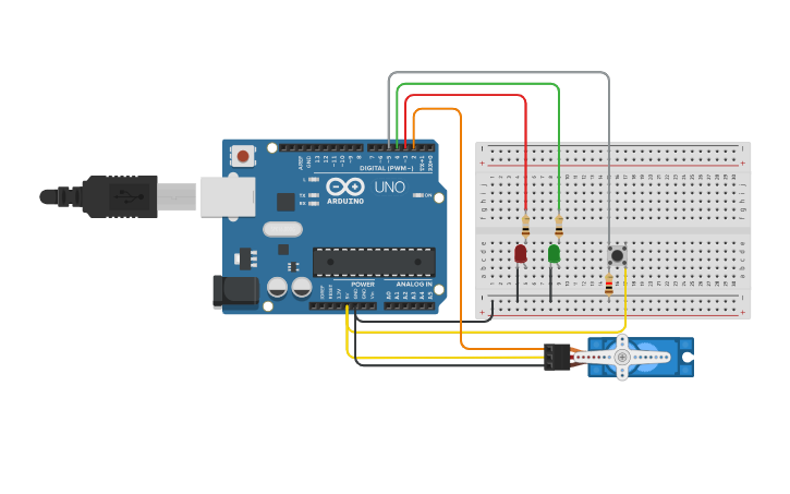 Circuit design Cierre de examen - Tinkercad
