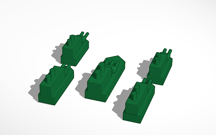 3D design ww2 army and stuff - Tinkercad