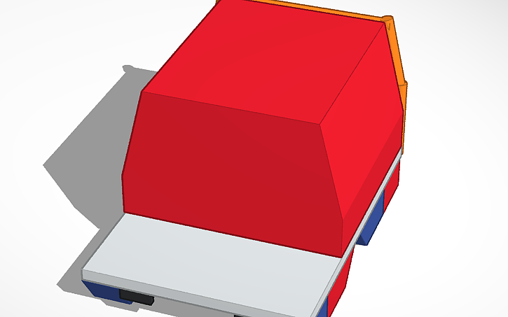 3D design 4x4 canopy - Tinkercad