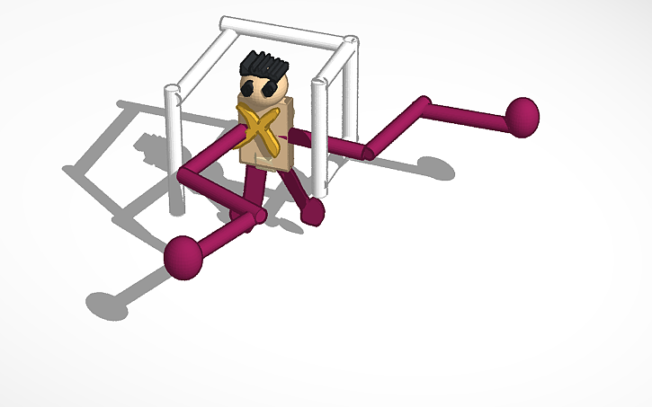 3D design luffy gear 4 snakeman - Tinkercad