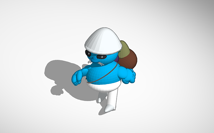 3D design Cat- Smurf Cat - Tinkercad