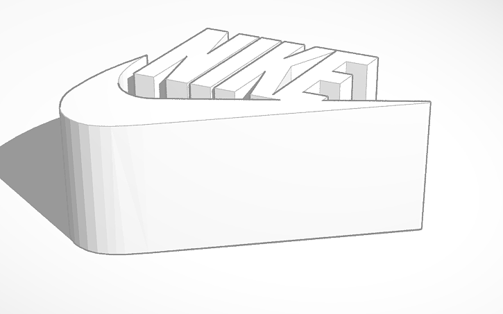 3D design Nike - Tinkercad