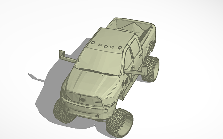 3D design RAM 2500 - Tinkercad