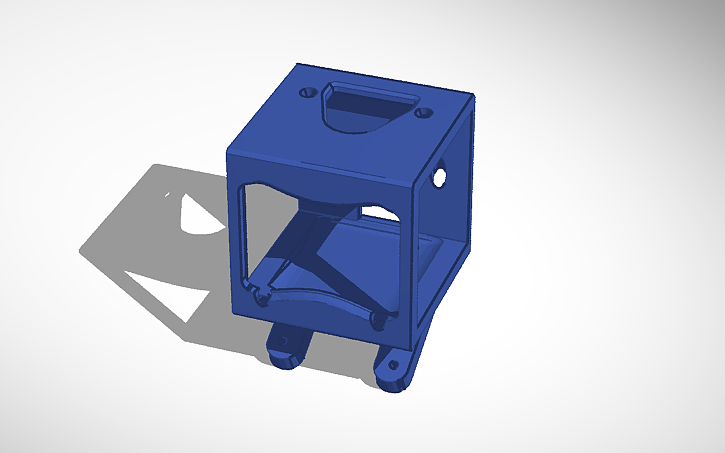 3D design Alien 4" GoPro Hero Session Mount 27.5° | Tinkercad