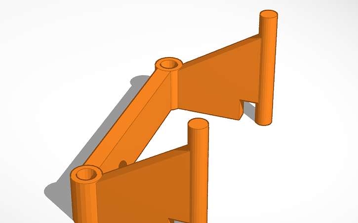 3D design Filament Tube Alignment Bracket for Flashforge Creator Pro ...