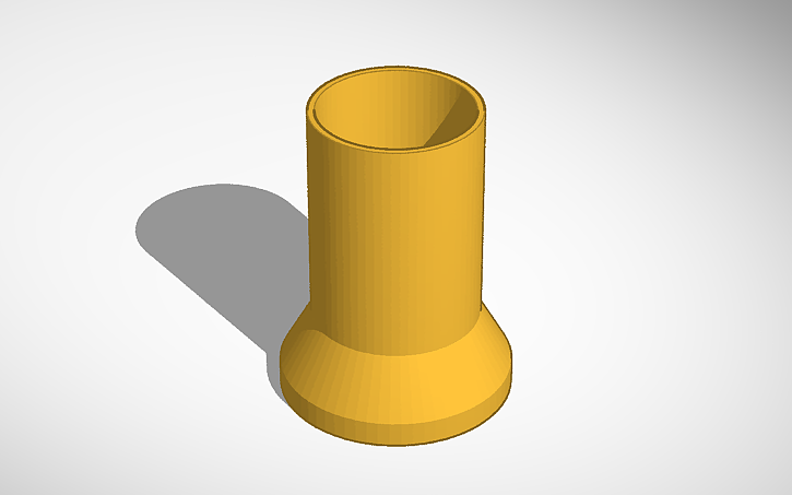 3D design cut shell - Tinkercad
