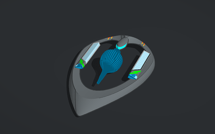 3D design swift class light gun platform - Tinkercad