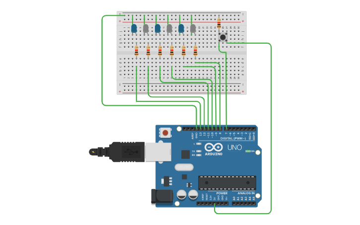 Circuit design example 04 | Tinkercad