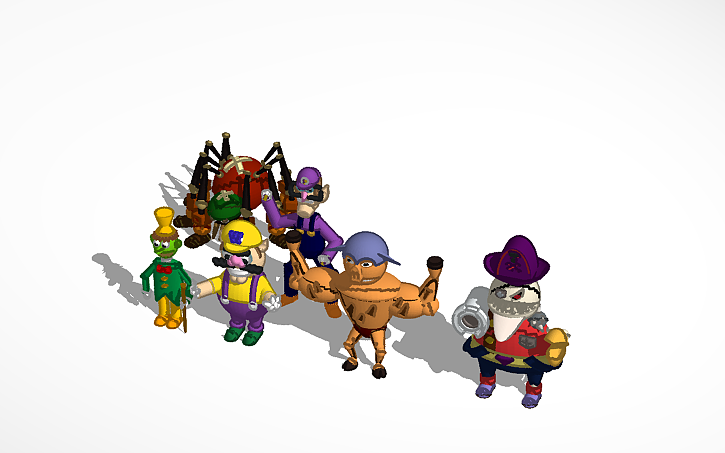 3D design Wario (Series) - Tinkercad