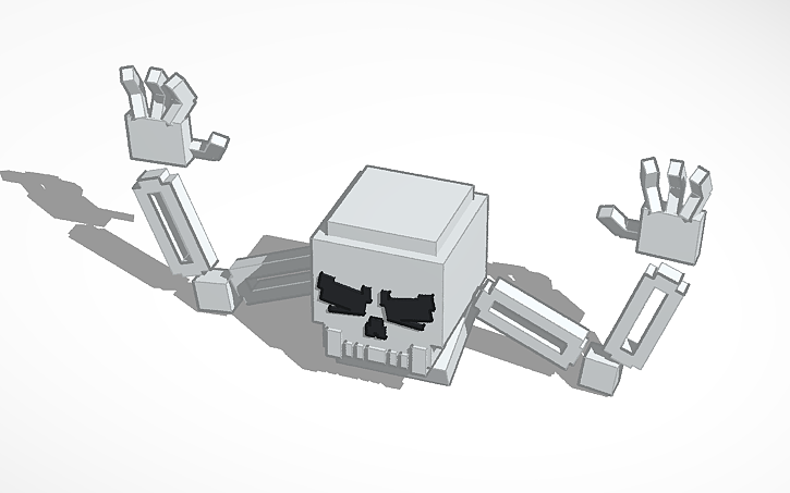 3D design Skeletron Terraria 3D - Tinkercad