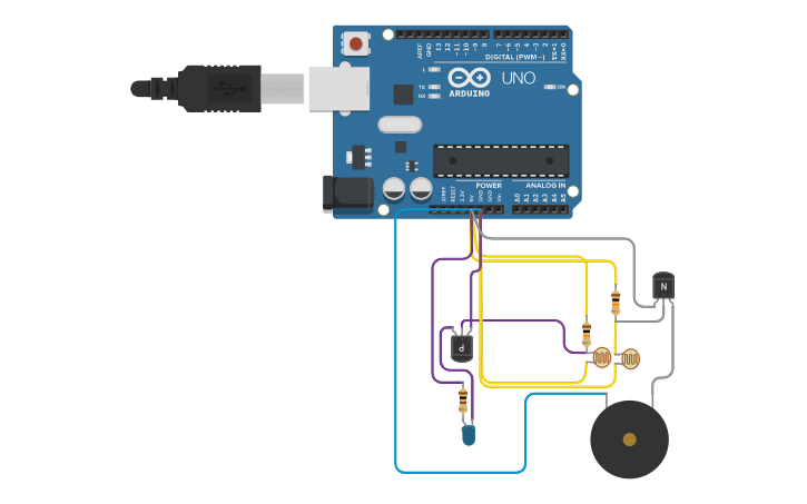 Circuit Design Esquema Eletrônico Tinkercad