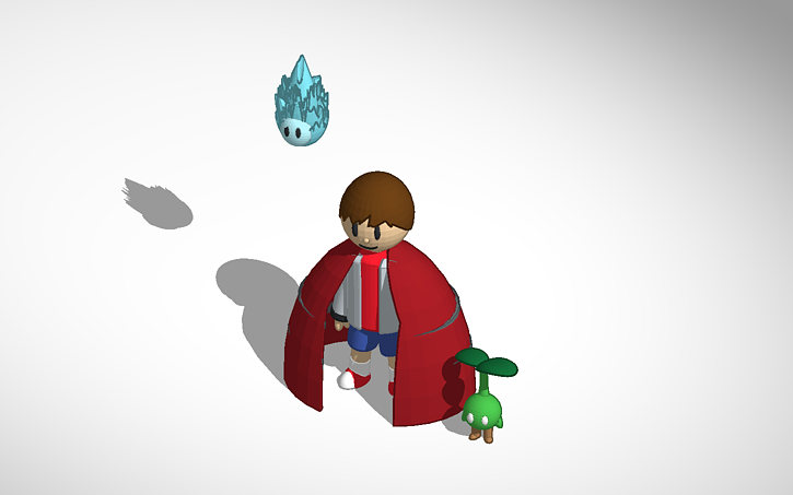 3D design My Terraria Character - Tinkercad