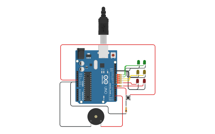 Circuit design Ejercicio 3 Dojo D Francisco Martinez Balian | Tinkercad