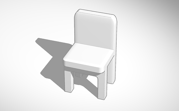 3D design Stoel - Tinkercad