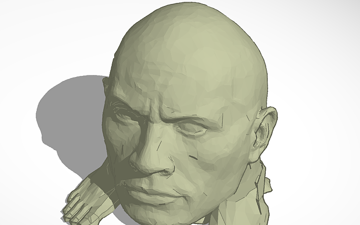 3D design The Rock with big feet - Tinkercad