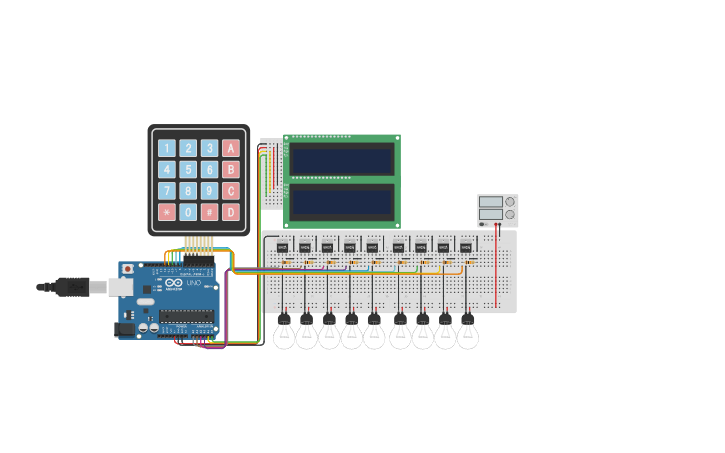 Circuit design Part 3: Initiation au KeyPad 4x4 mot de passe lcdI2C ...