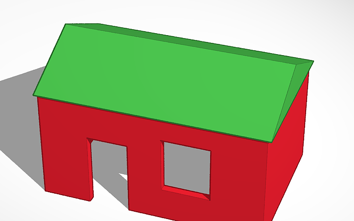 3D design tinker house - Tinkercad