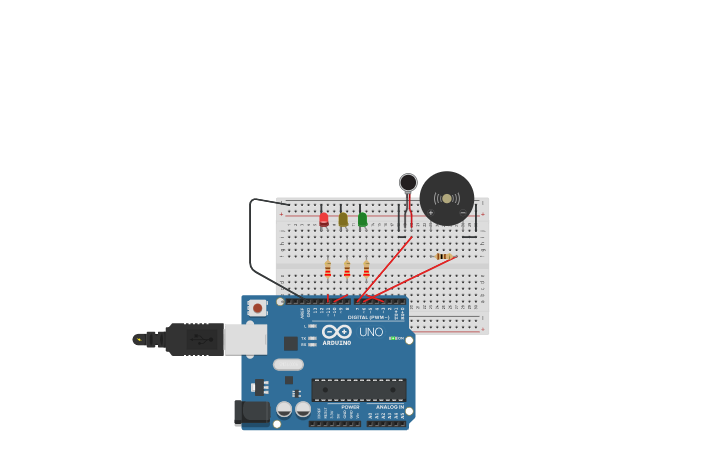 Circuit Design Semáforo Inclusivo Arduino Tinkercad