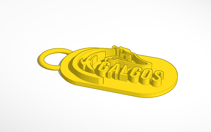 3D design Galgos Tec Tijuana ITT llavero | Tinkercad