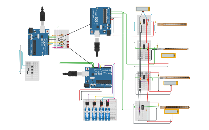 Circuit design Copy of Copy of (1079670) Robotic Arm Controlled by ...
