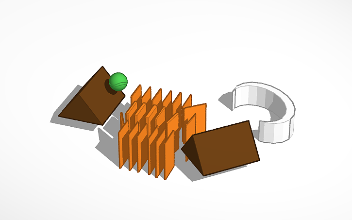3D design Domino fall - Tinkercad