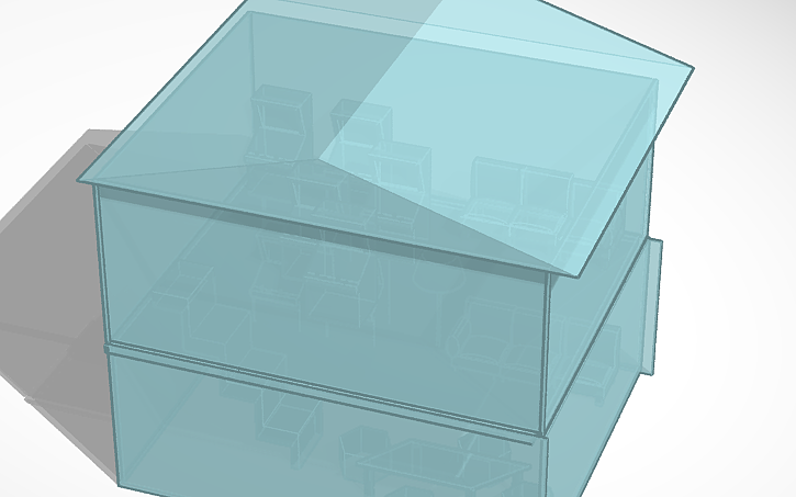 3d Design A Real Glass House Tinkercad