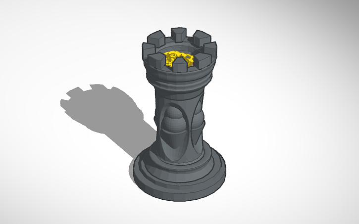 3D design Chess: Rook | Tinkercad