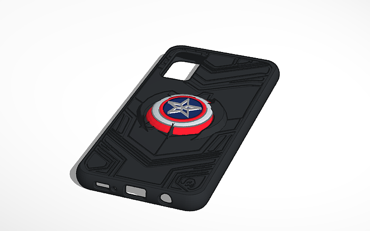 3D design android Marval/Dc Phone Case - Tinkercad