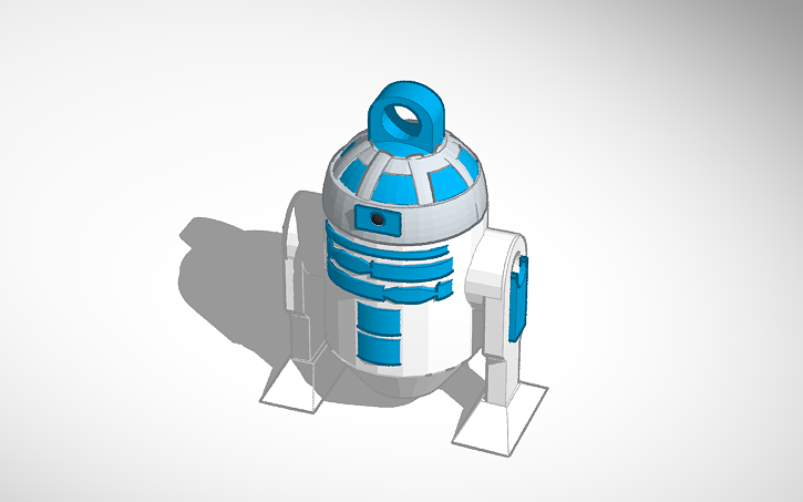 3D design Star Wars Droid Key-Chains - Tinkercad