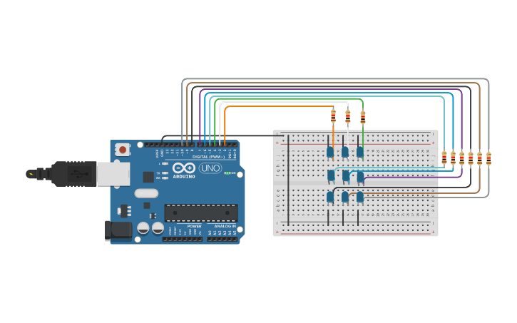 Circuit design Incredible Rottis - Tinkercad