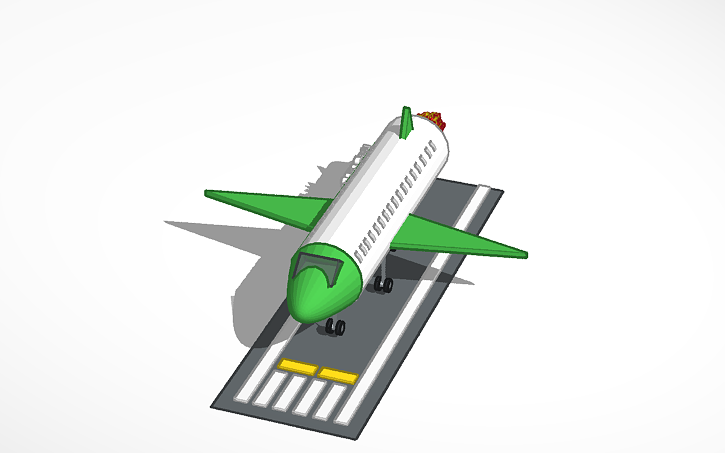 3D design Air plane - Tinkercad