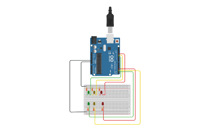 Circuit design Sinaleiro | Tinkercad