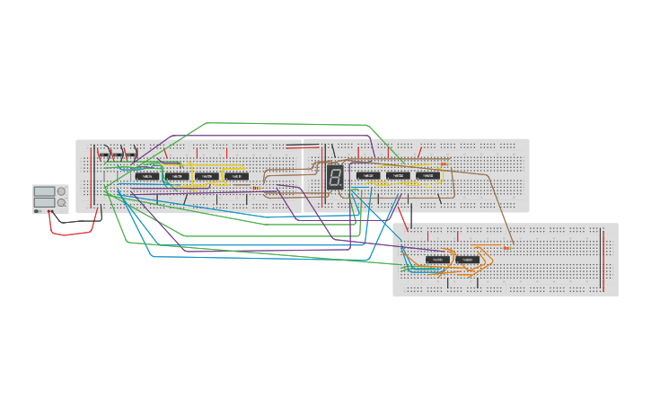 Circuit design JMG Date of Birth - Tinkercad