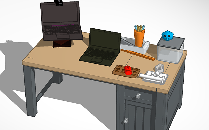 3D design Desk - Tinkercad