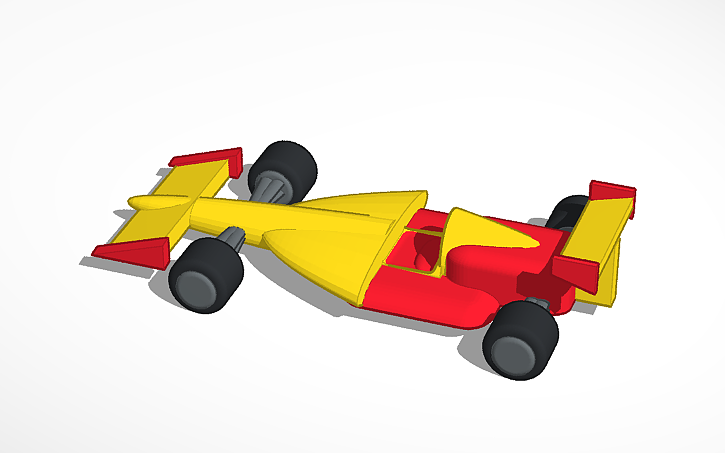 3D design F1 Racing Car | Tinkercad