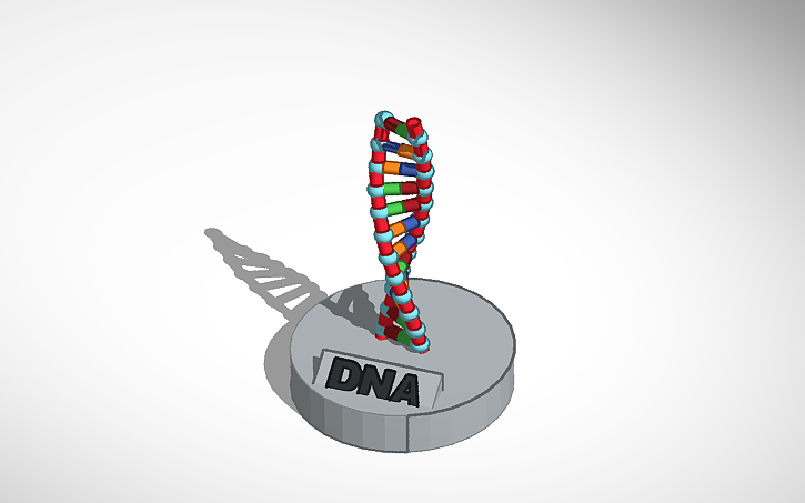 3D design Copy of DNA RENDERING MINE - Tinkercad