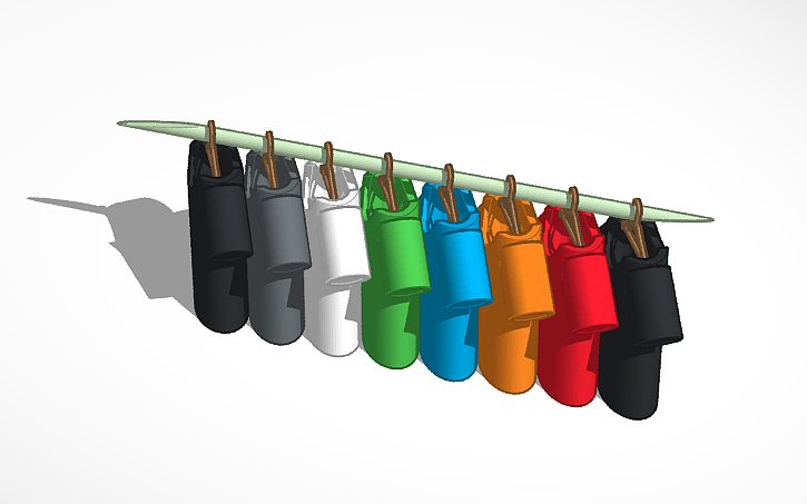 3D design Copy of T-SHIRT - Tinkercad