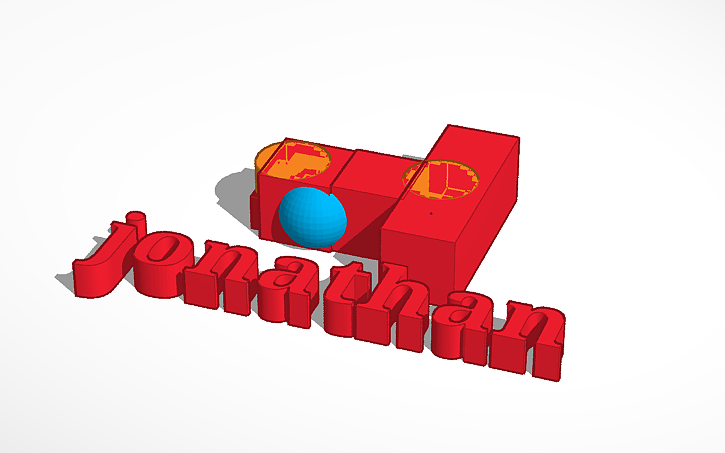 3D design jonathan | Tinkercad